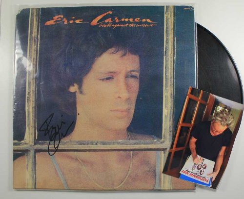 Eric Carmen Autographed "Boats Against the Current" Record Album ...