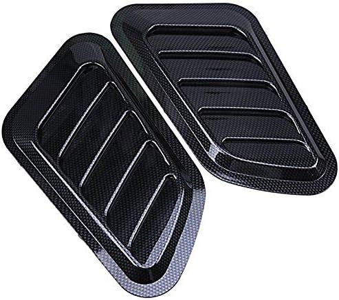 Custom Chrome Plated Decorative Air Flow Intake Turbo Bonnet Hood Side ...