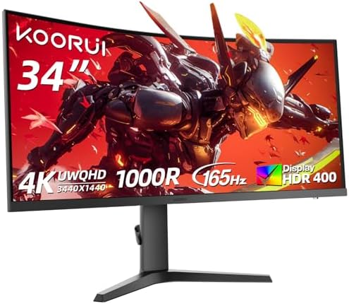 Amazon.com: Viotek GN34CB 34-Inch 21:9 Ultrawide Curved QHD Gaming and ...