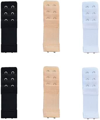 HAALII Bra Extender 2 Hooks 2 Rows Elastic Bra Band Hook Strap ...