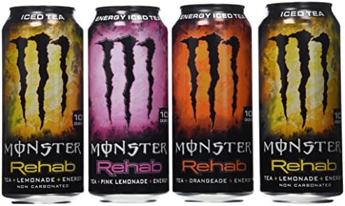 Amazon.com : Monster Rehab Variety Pack, 15.5 Ounce, 24 Count : Grocery ...