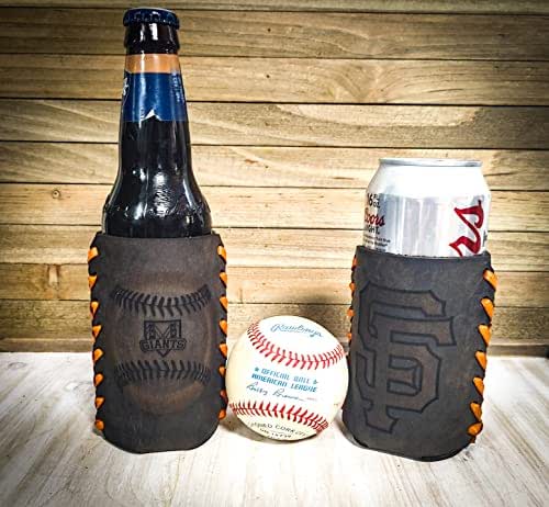 Amazon.com: Baseball Genuine Leather beer can cooler : Home & Kitchen