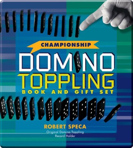 Championship Domino Toppling Book and Gift Set: Includes 112 Dominoes ...
