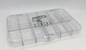 Amazon.com: Large Clear 12 Compartment Fly Box : Sports & Outdoors