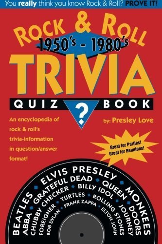 Rock 'n Roll Trivia Quiz Book by Presley Love (2015-04-30): unknown ...