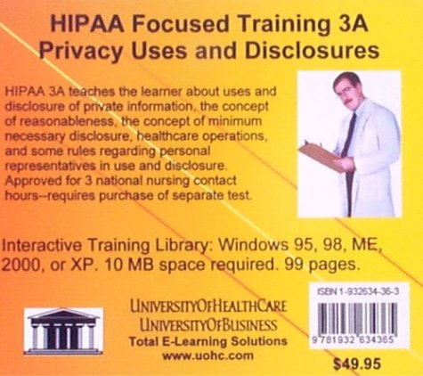 HIPAA Focused Training 3A Privacy Uses and Disclosures: Farb, Daniel ...