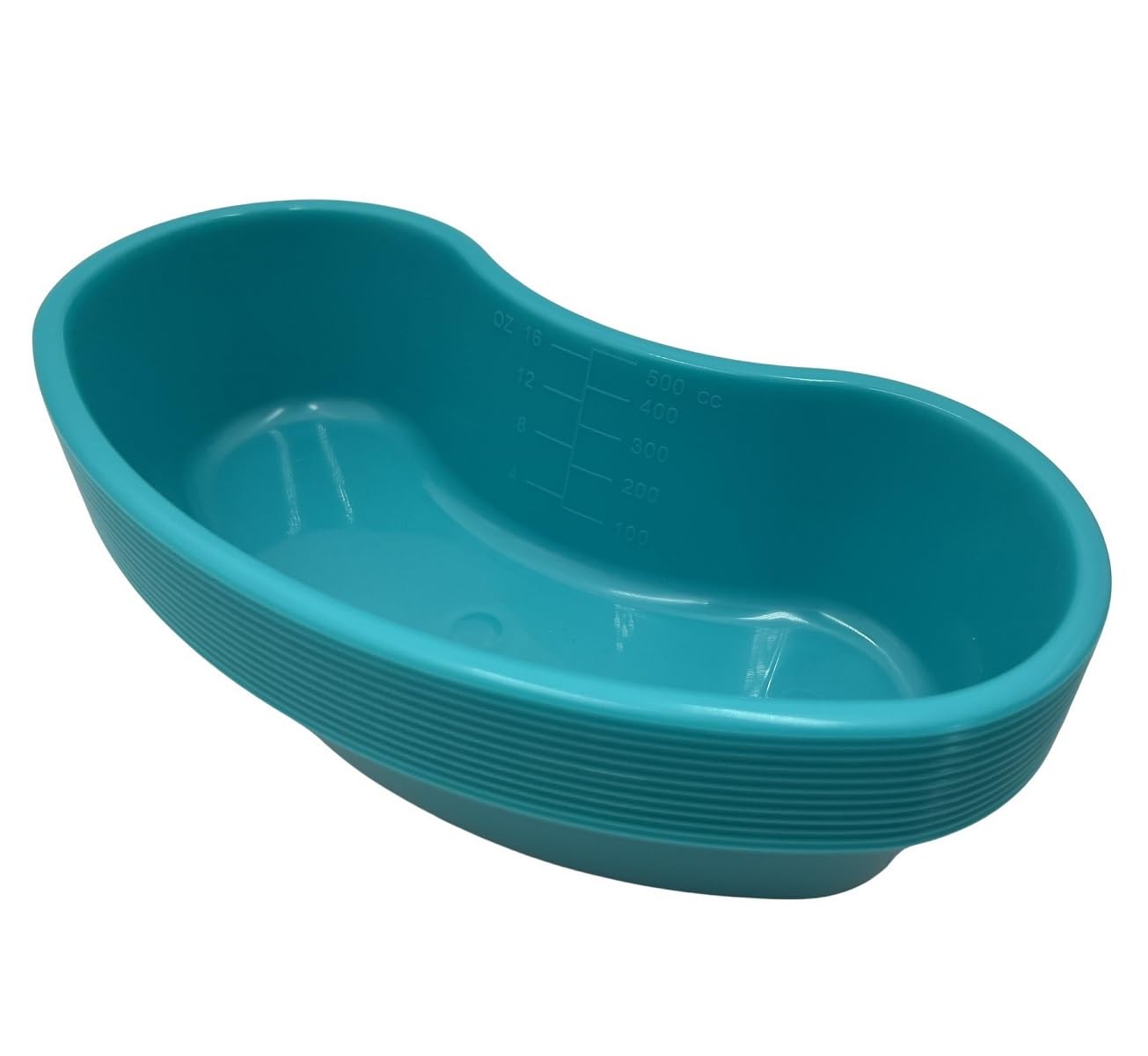 Graduated 500 ml Kidney Shaped Plastic Emesis Basins, Blue (Pack of 12 ...