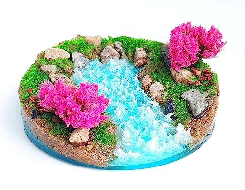 Amazon.com: Fairy Garden River Pond, Diorama River Rapids, Realistic ...