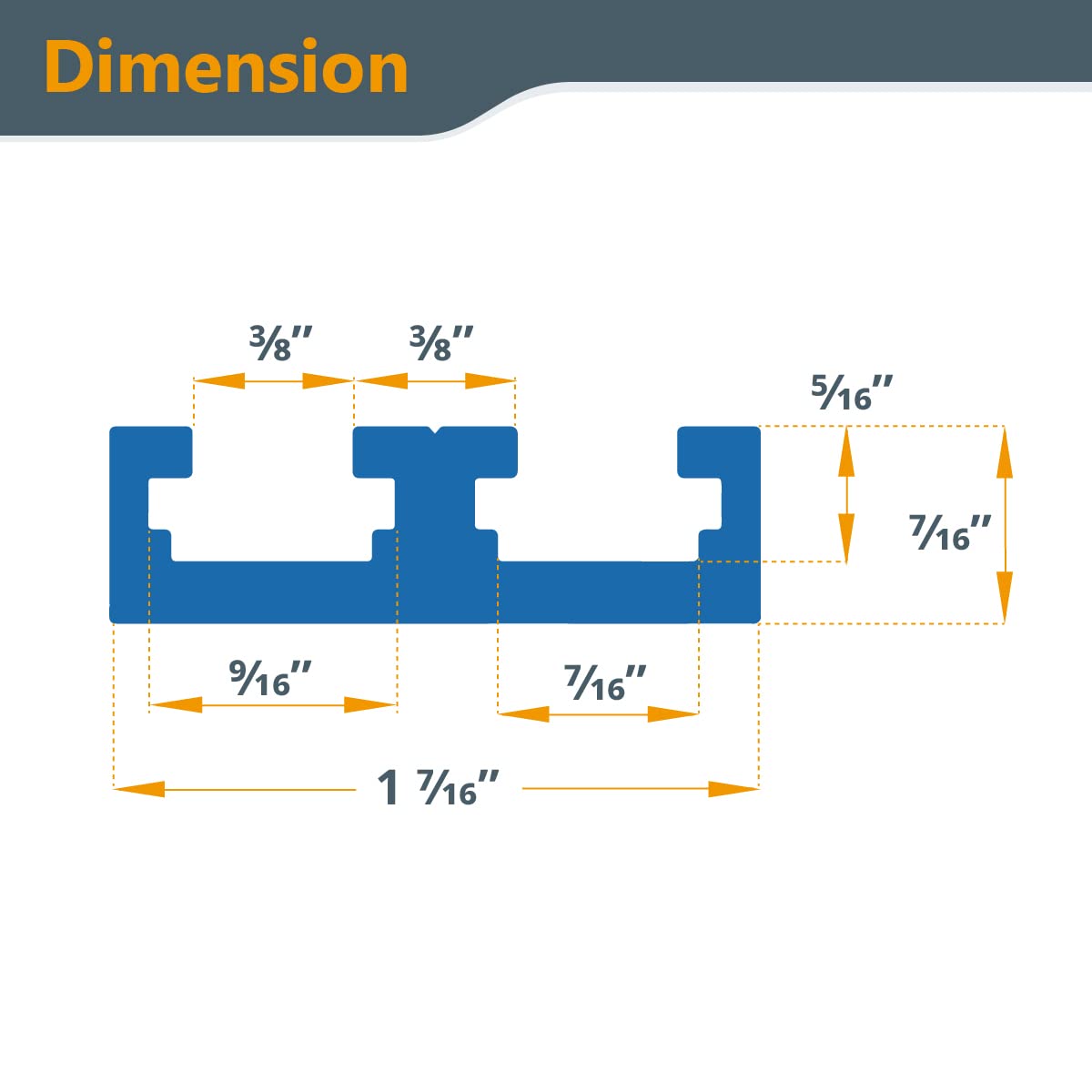 POWERTEC 71812V 36 Inch Aluminum Double T-Track with 48" Tape Measure ...