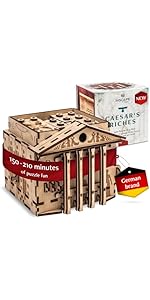 Amazon.com: INSCAPE Da Vinci´s Marvel - Puzzle Box - Escape Room in A Box Game for Adults ...