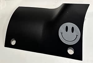 Amazon.com: Smile Face Round in 3D Black w Grey Custom Cowl Cover for ...