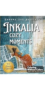 Amazon.com: Ink Tracing Fairy Houses Coloring Book - Chroma Ink Edition ...