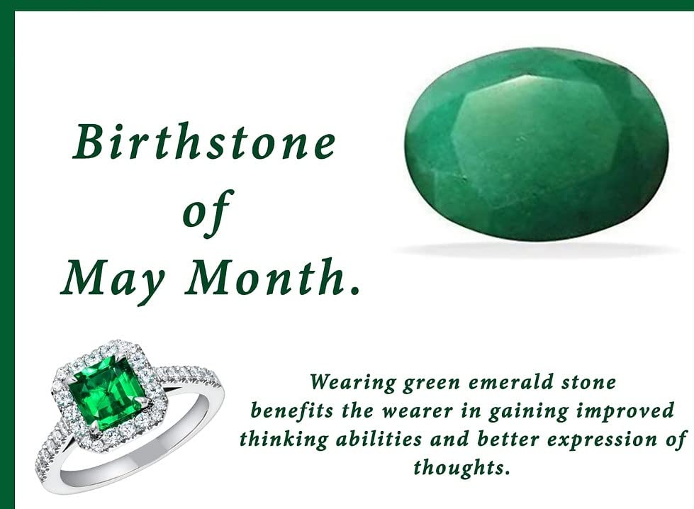 DeepMines Colombian Emerald Stone Original Certified 8 Ratti Real ...