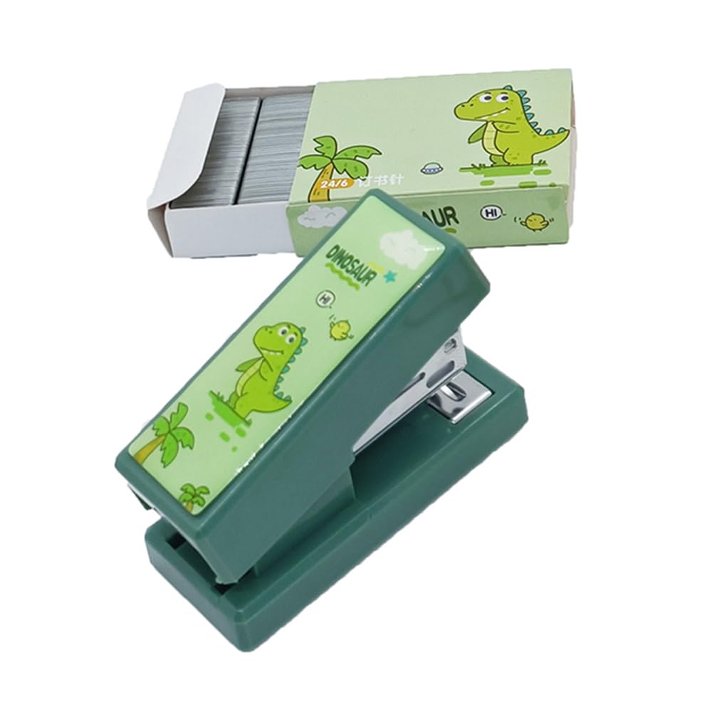 Amazon.com : Cute Office Supplies Mini Stapler Cartoon Small Stapler ...