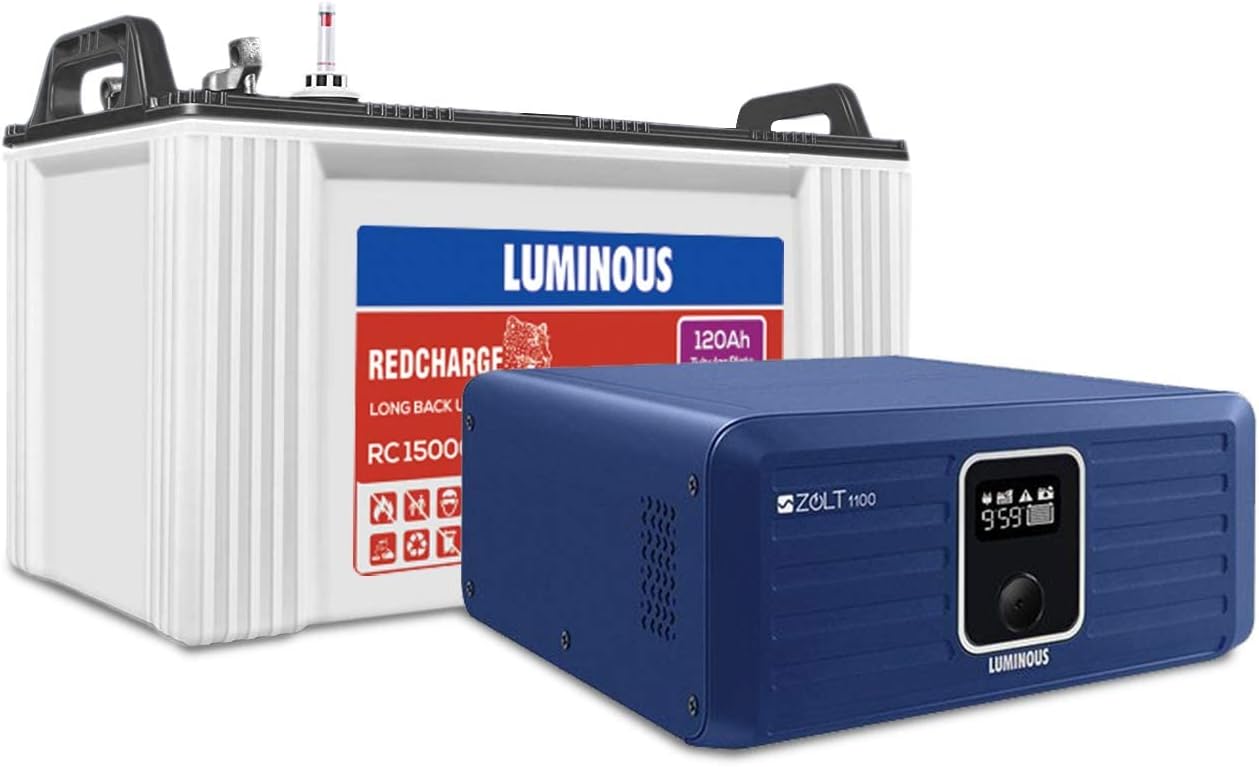 Luminous Eco Volt Neo 1550 Inverter for Home, Office & Shops | 1400VA ...