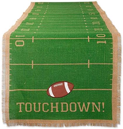 Amazon.com: Beistle Printed Game Day Table Runner, 11"x6', Green, White ...