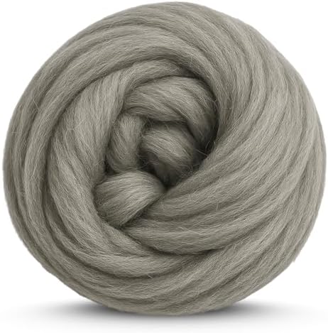 Amazon.com: Revolution Fibers Corriedale Wool Roving 1 lb (16 Ounces ...