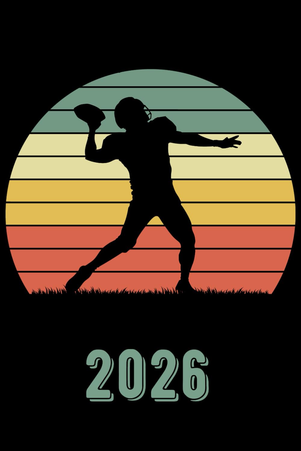 2026 American Football Theme Planner with Weekly Diary: GIFT FOR ...