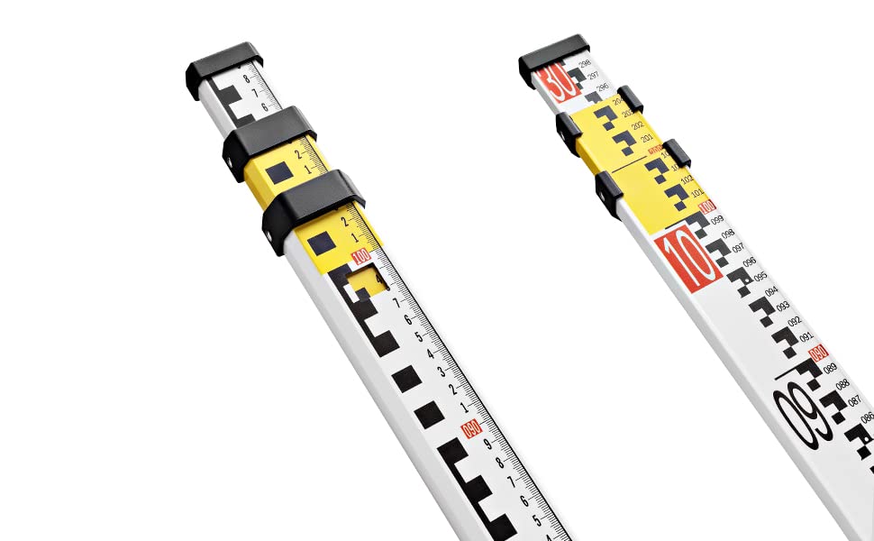 Firecore Telescopic Levelling Staff Telescopic Rod 3m 3 Sections ...