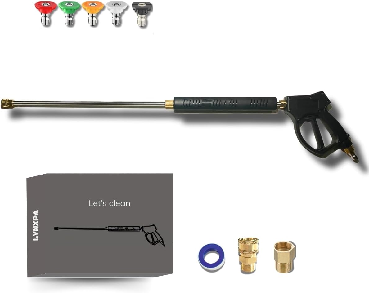 Amazon.com: LYNXPA Gallant Pa Pro 5000PSI Swivel Pressure Washer Gun ...