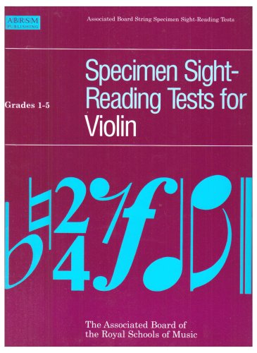 Grades 1-5 (Specimen Sight-Reading Tests for Violin) : Amazon.co.uk: Books