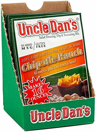 Amazon.com: Uncle Dan's Chipotle Ranch Dressing | Singles Case – 12 ...