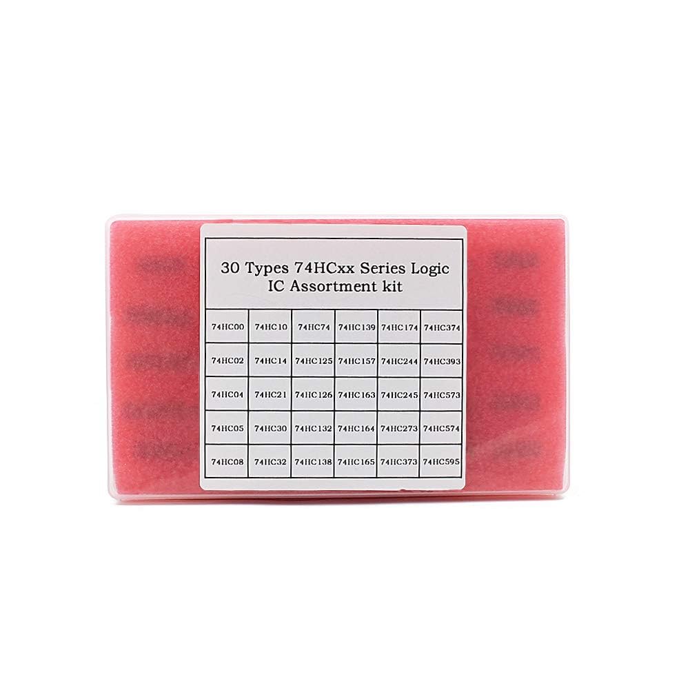 Snapklik.com : WOWOONE 30 Types 74HCxx Series Logic IC Assortment Kit