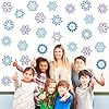 Amazon.com: 48 Pcs Winter Bulletin Board Decorations - Snowflake Paper ...