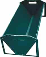 45" Livestock Feeding Trough 22 Gallon Capacity Goat Hay Feeder ...