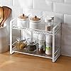 Craftland Wrought Iron Countertop/Cabinet 2 Tier Kitchen Organiser ...