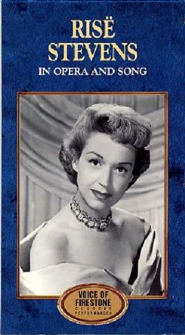 Rise Stevens-in Opera & Song [VHS]: Amazon.de: Voice of Firestone ...