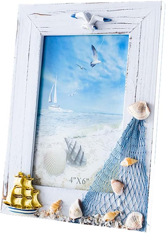 Amazon.com - Zhenzan Frames 4x6 Inches Nautical Theme Family Picture ...