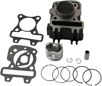 Amazon.co.jp: 70cc 47mm Big Bore Cylinder Block Kit for D-er-bi At-la ...