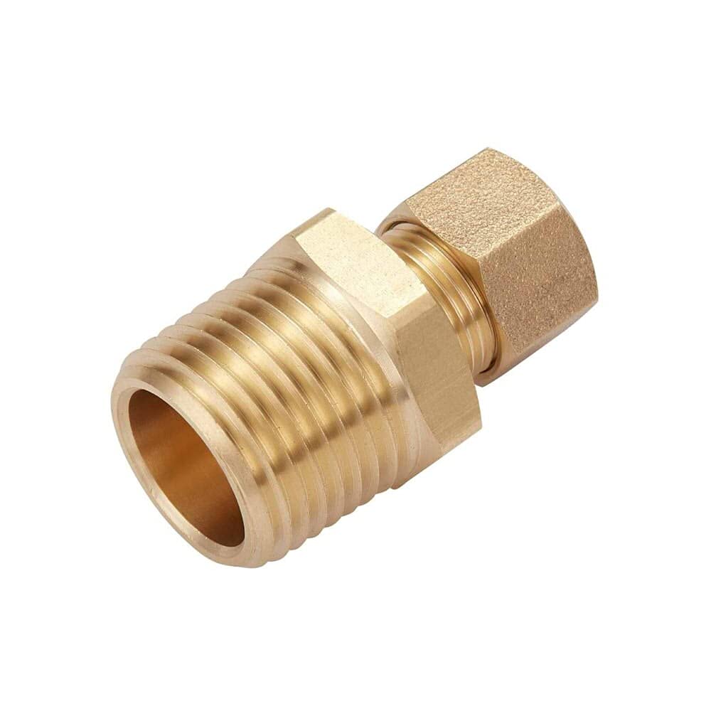 Amazon.com: The 5/16 OD X 3/8 Male NPT Compression Connector, Brass ...