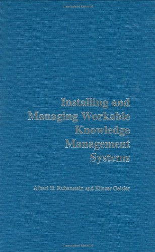 Amazon | Installing and Managing Workable Knowledge Management Systems ...
