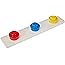 Room Copenhagen Lego Wall Hanger Set, Bright, Yellow, Blue, Red, Small ...