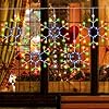 Amazon.com: Baquler 5 Pcs Large Snowflake Christmas String Lights 12 ...