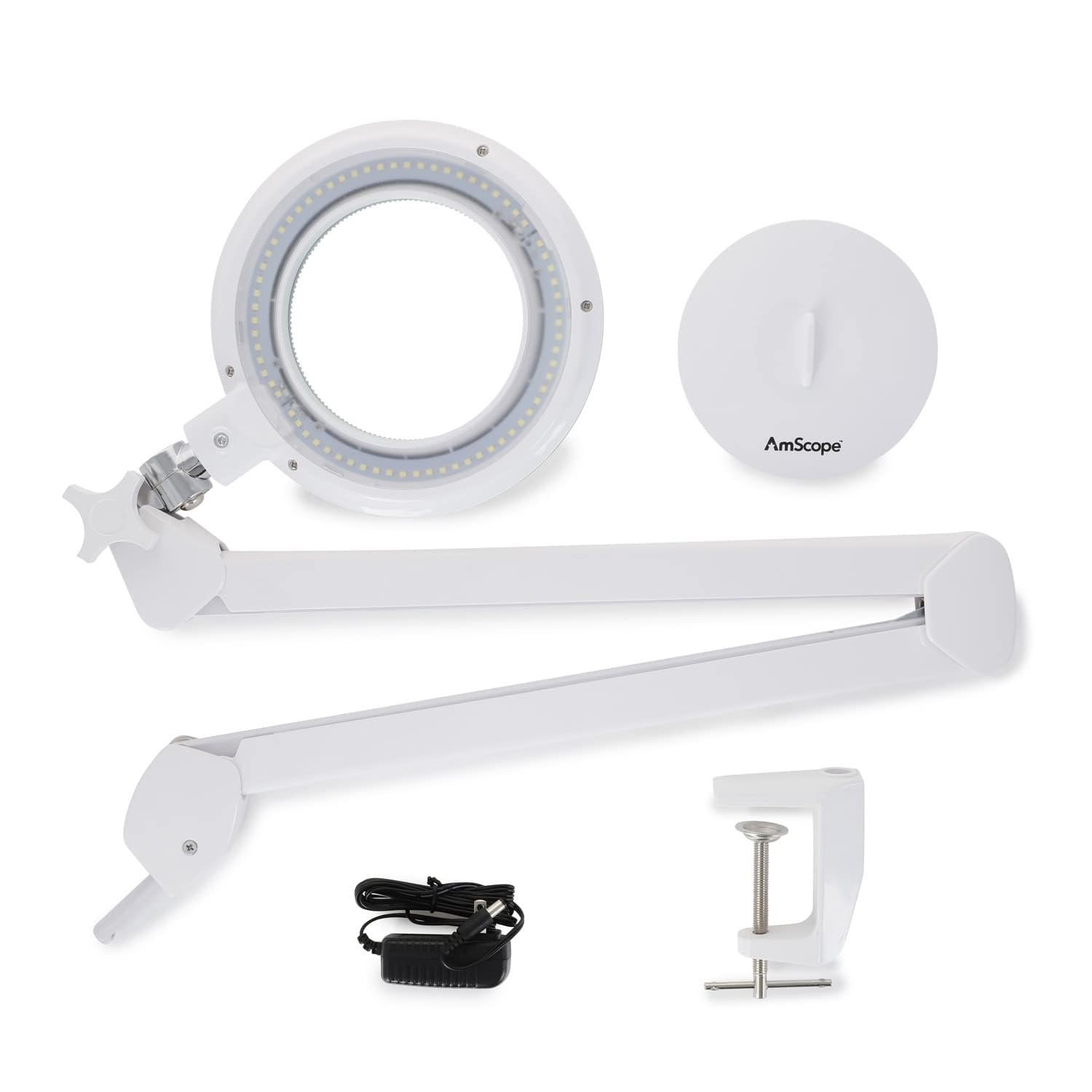 Articulating Led Magnifying Lamp Magnifying Lamp Swing Arm Clamp Base