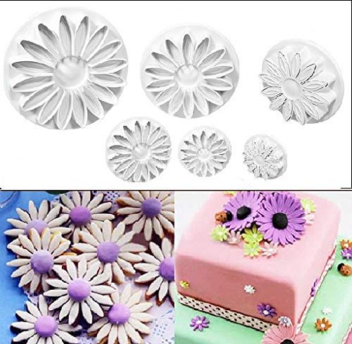 Buy HPK Fondant Plungers Big & Small Cake Fondant Decoration Set (6 PCS ...