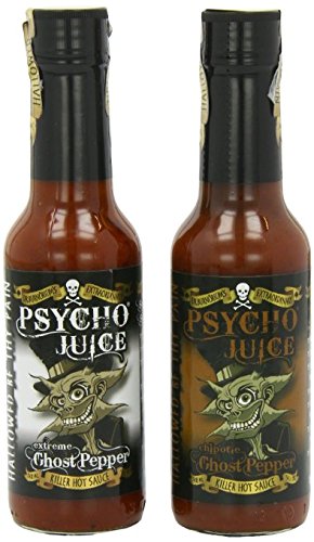Amazon.com : Psycho Juice Mix 20 - Extreme Ghost Pepper & Chipotle ...
