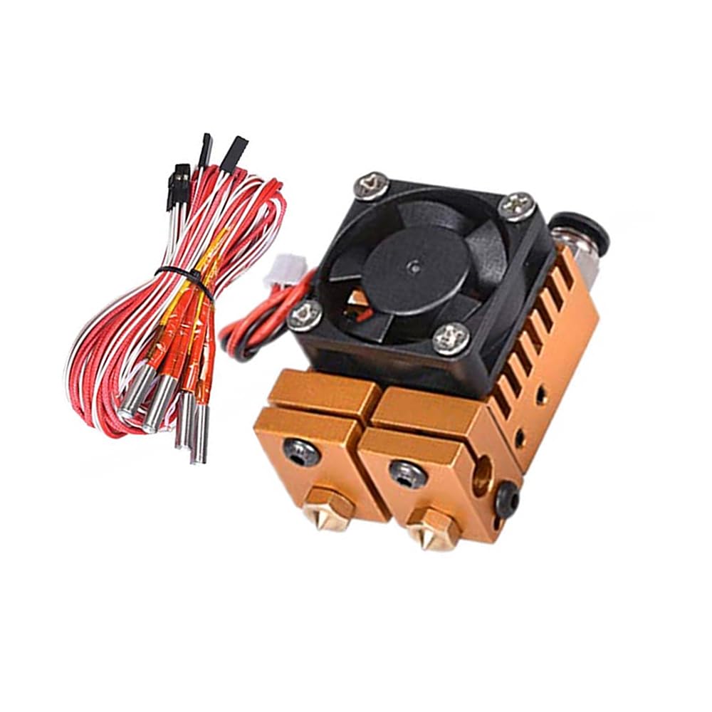Amazon.com: Dual Color 2 in 2 Out Extruder 24V 40W for 3D Printer 1 ...