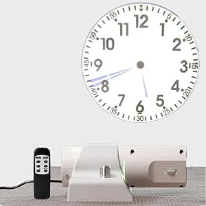Amazon.com: Projector Alarm Clock with Remote Control, Led Analog ...