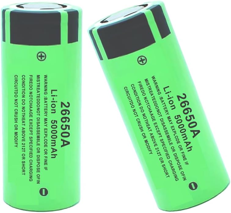 Amazon.com: AFSONGOO 26650 Rechargeable Battery 3.7V 5000mAh Large ...