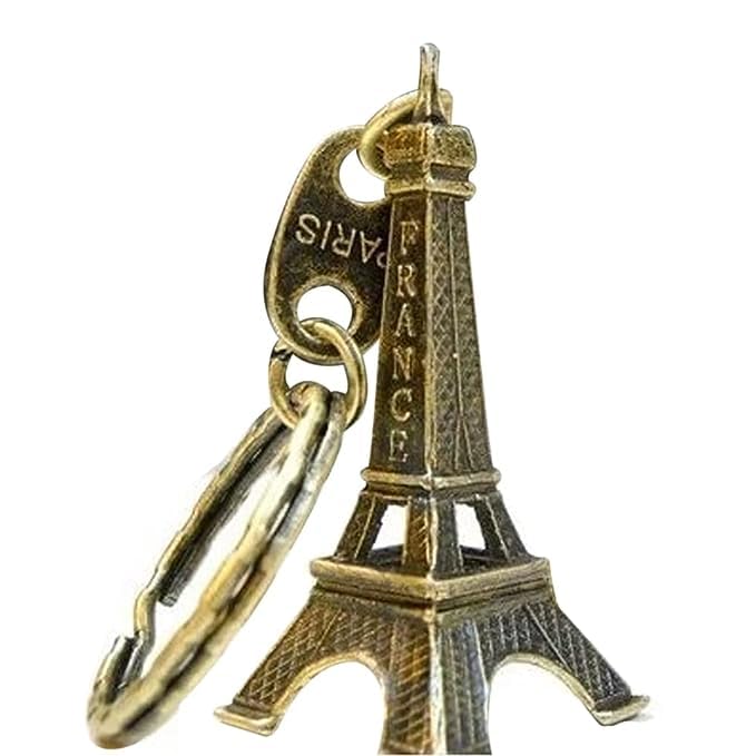 KharidoLive Metal Eiffel Tower Keychain for Gifting With Key Ring ...