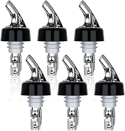 Amazon.com: Liquor Bottle Pourers Set of 6 Pourer Pour Spouts 1 oz ...