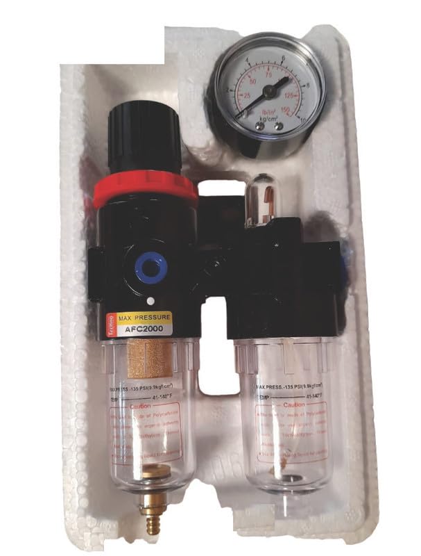 Techno AFC 2000 Air Compressor Filter Tool Reduce Valve Regulator Oil ...