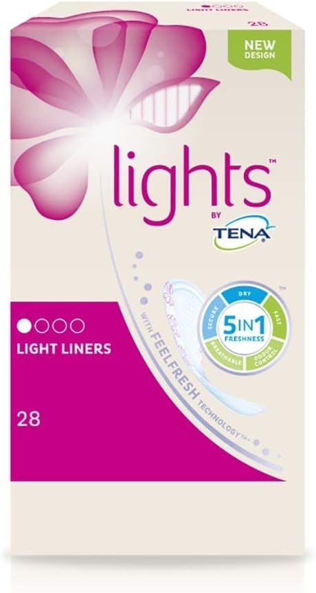 Lights by TENA Light Liners (3 Packs of 28) : Amazon.co.uk: Health ...