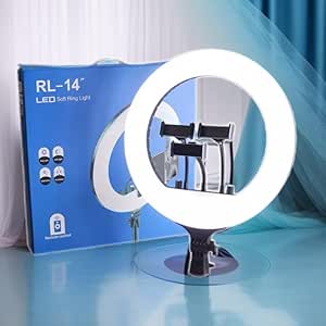 RL-14 LED Ring Light, 14 Inch Soft Ring Light for Smartphones, Camera, YouTube TikTok Videos ...