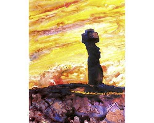 Amazon.com: Fine art watercolor painting of UNESCO World Heritage ruins ...