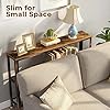 Amazon.com: Rolanstar Console Table, Narrow Sofa Table with 2 Mesh ...